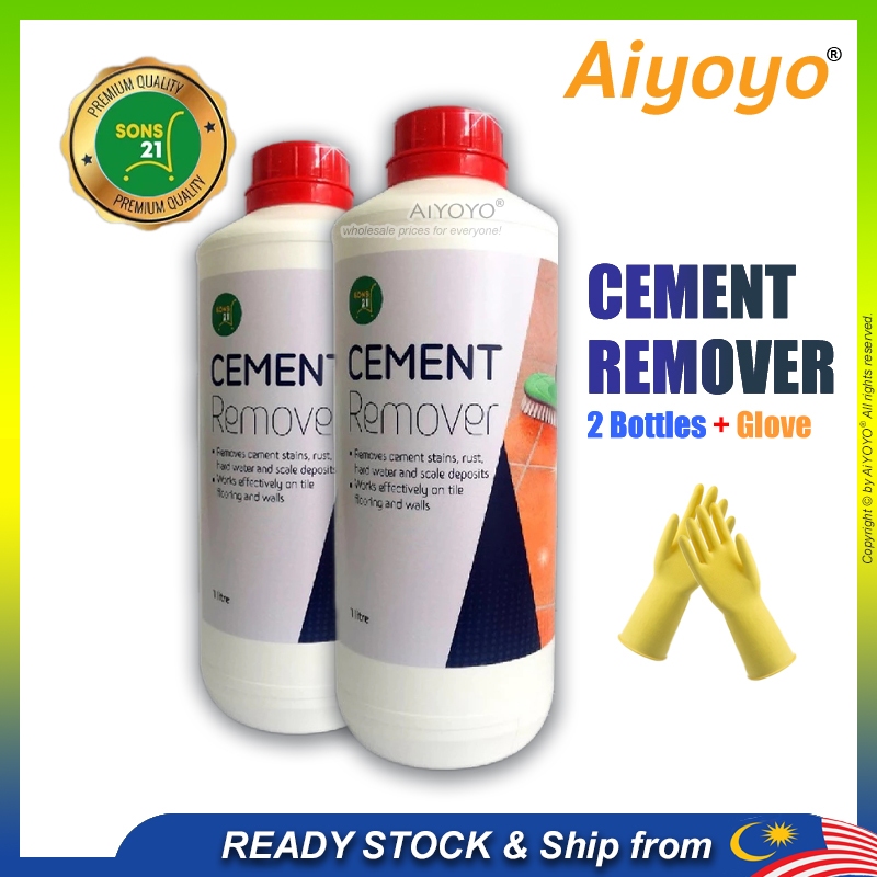 Cement Remover Stain Removal Pencuci Mozek Lantai Simen Grout Rust ...