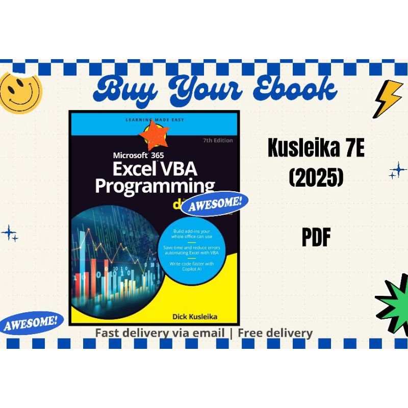 Microsoft 365 Excel VBA Programming - 7E (2025) [For Dummies] | Shopee Malaysia
