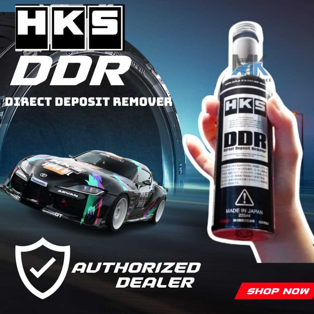 [Made in Japan] HKS DDR Direct Deposit Remover - Fuel System Cleaner & Carbon Cleaner (225ml ...