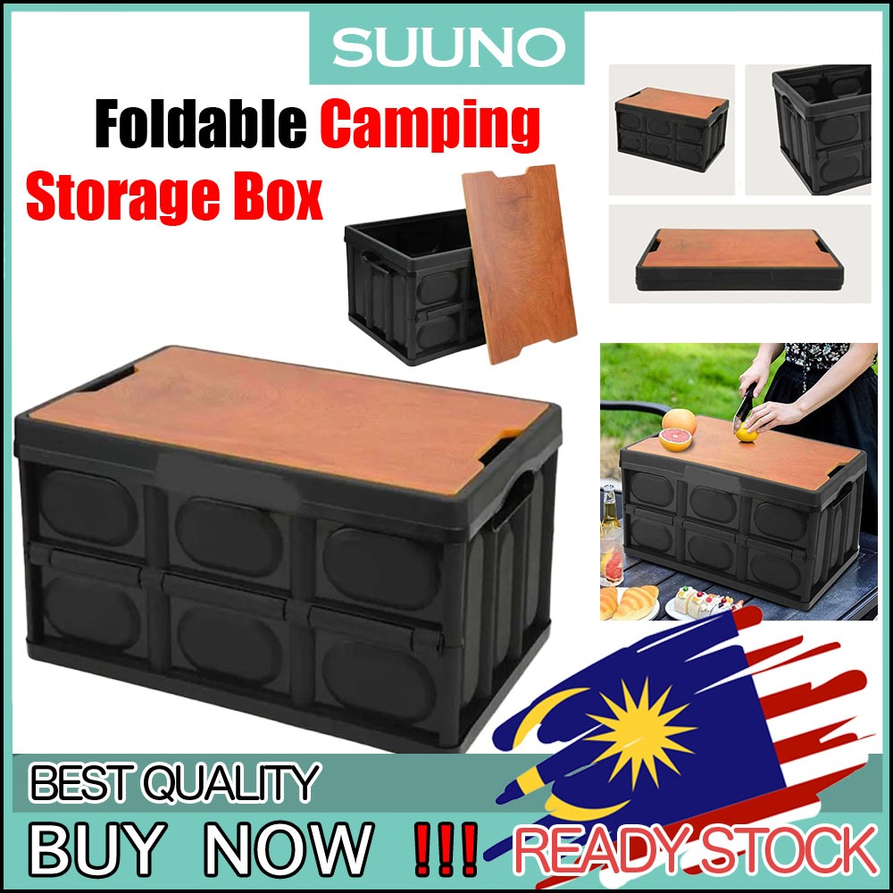 Outdoor Camping Box Foldable Storage Camping Container Camping Kotak ...