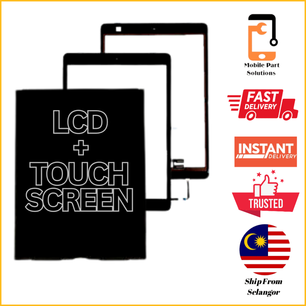 [MPS]LCD Touch Screen Glass Replacement For Pad 7th Gen A2197 A2200 ...