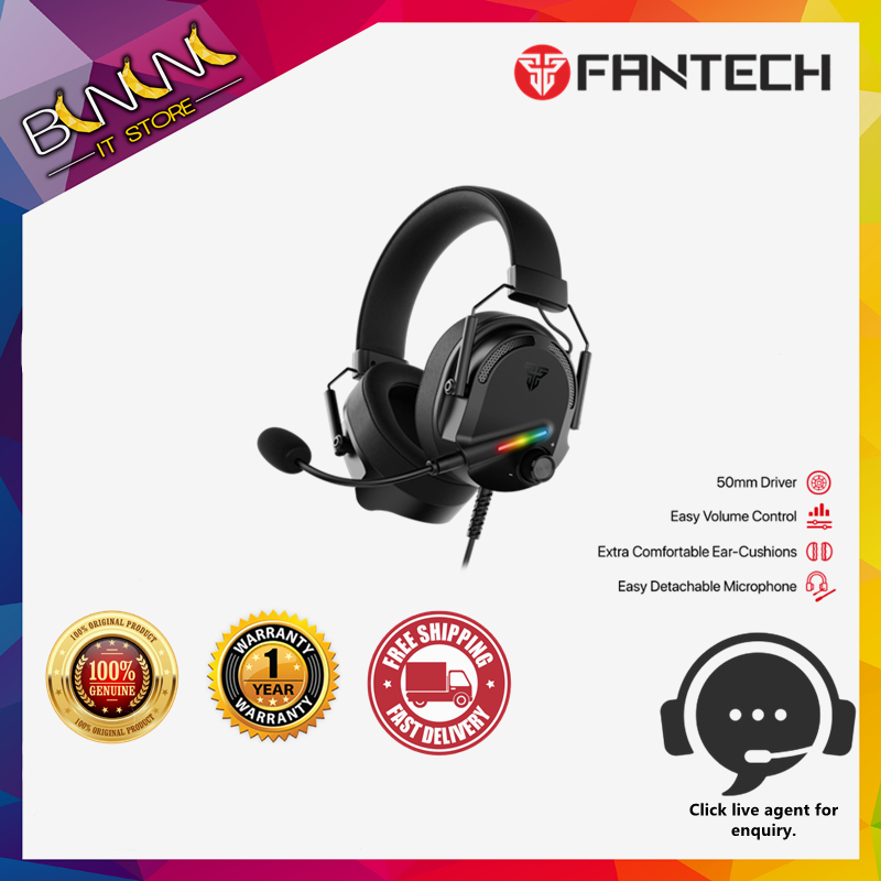 FANTECH ALTO 7.1 HG26 GAMING HEADSET Built-in Microphone Noise ...