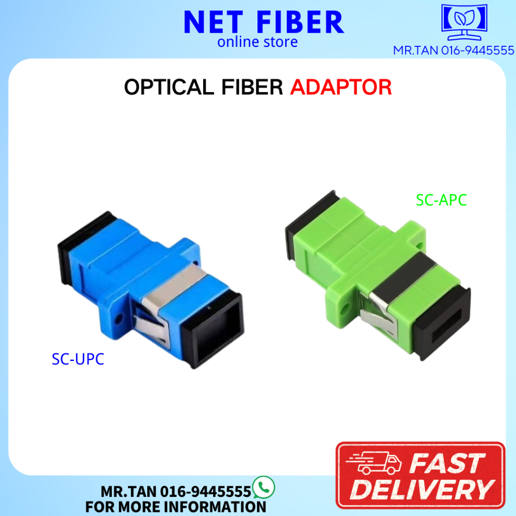 Fiber Optic SC/UPC & SC/APC Adaptor Single Mode Simplex SC/UPC & SC/APC ...