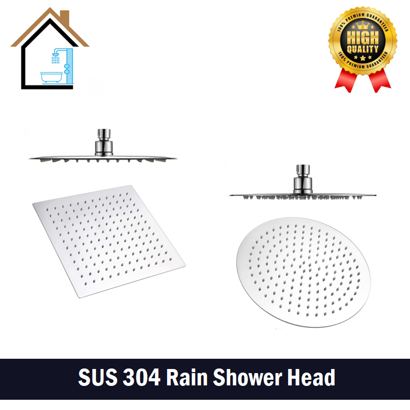 Premium Quality SUS 304 Stainless Steel Rain Shower Head for Bathr0om ...