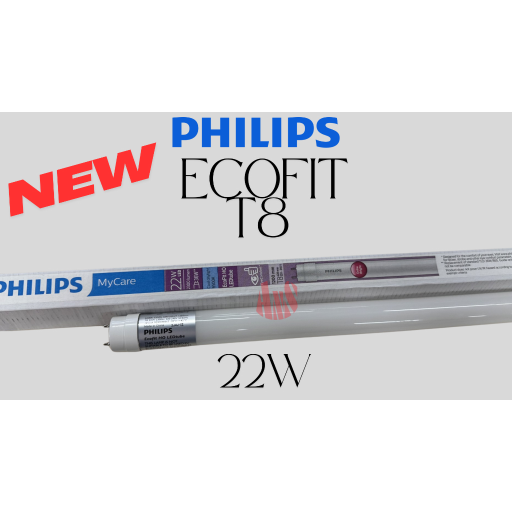 Selling min 10 PCS PER BOX - PHILIPS 22W 865 T8 LED TUBE HO 1200MM (4FT) | Shopee Malaysia