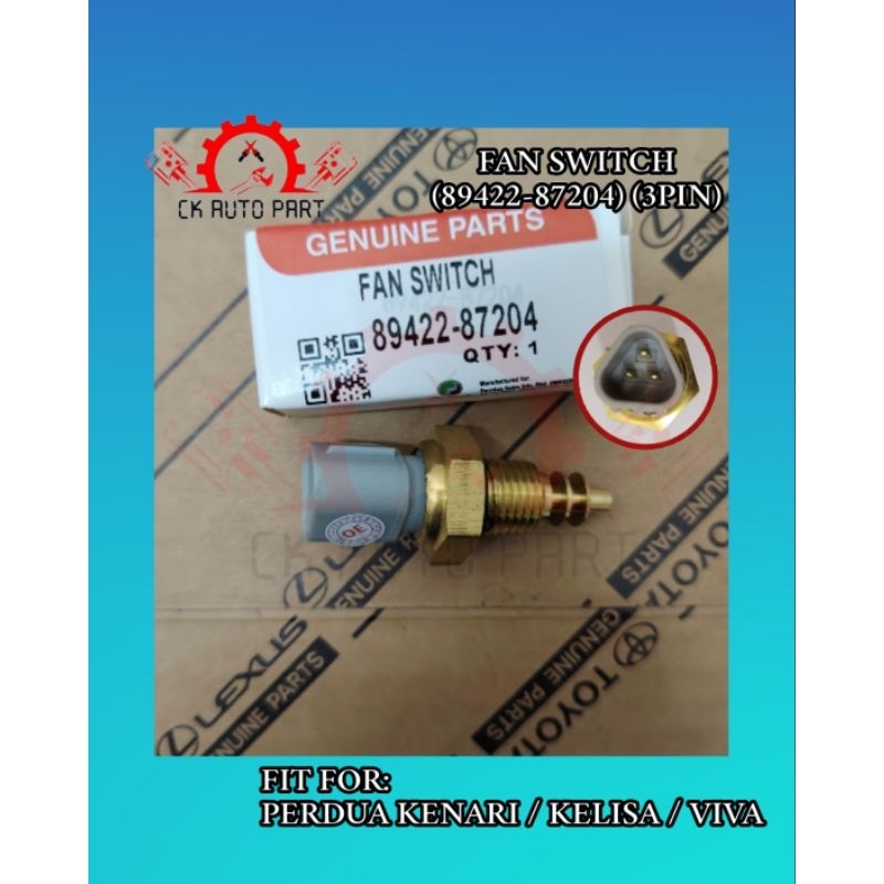 PERODUA KENARI KELISA VIVA FAN SWITCH 89422-87204 (3 PIN) | Shopee Malaysia