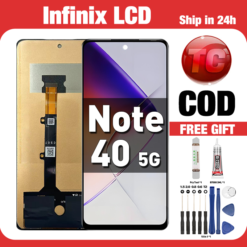 LCD INFINIX Note 40 5G X6852 Compatible For Original Glass Touch Screen ...