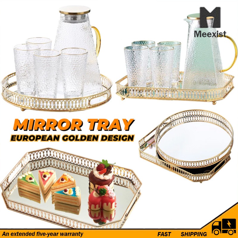 dulang kuih raya food tray nordic European Mirror Tray Fruit tray ...