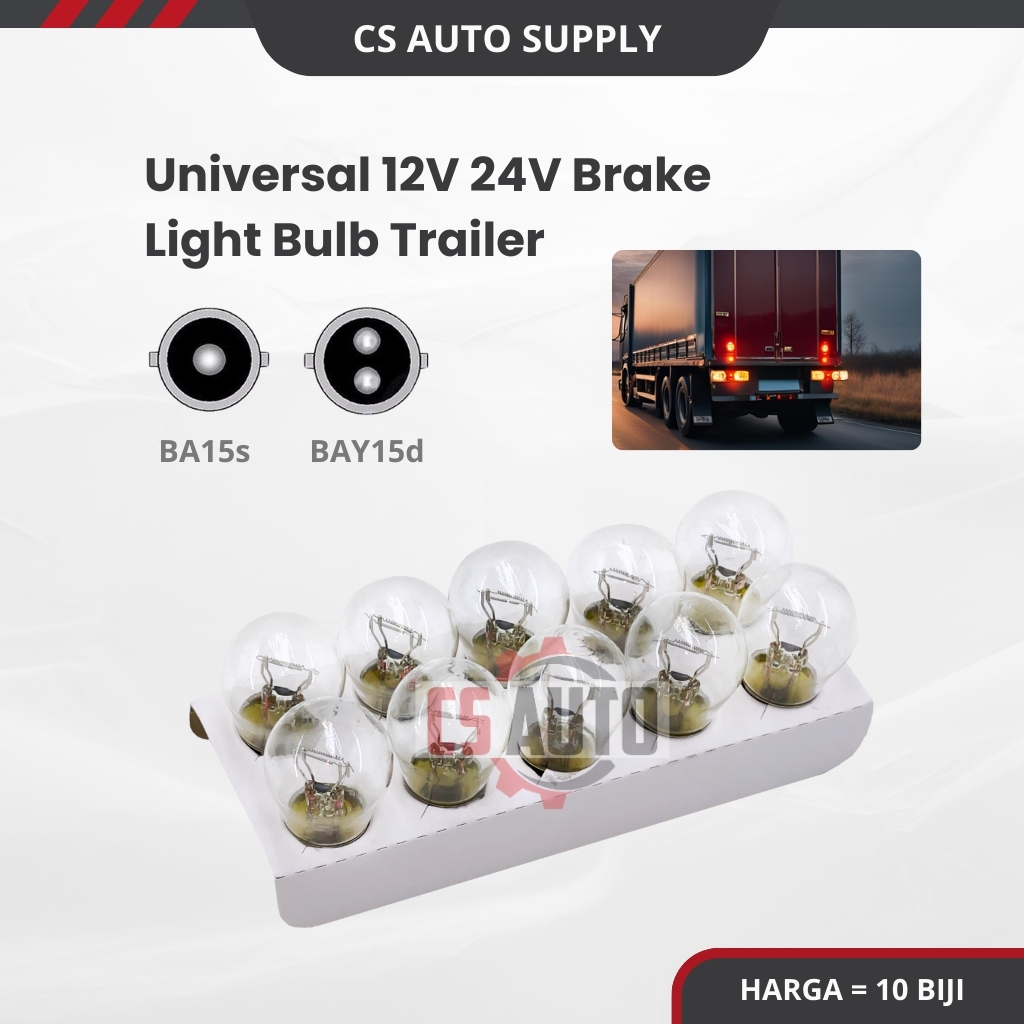 CS 10pcs x Bulb 12V 24V 1156 1157 P21W P21/5W 67 R5W R10W universal ...