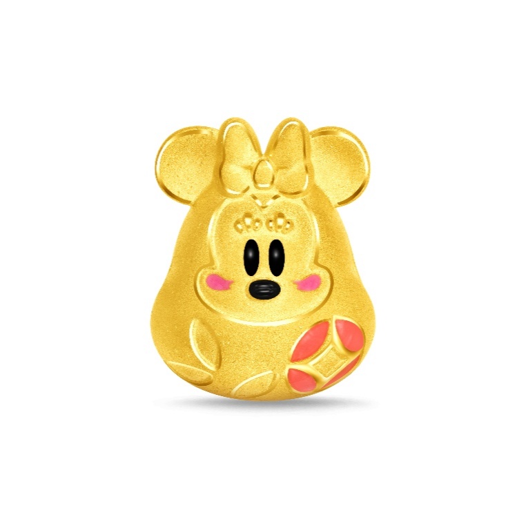 CHOW TAI FOOK Disney 999 Pure Gold Collection - Minnie Charm with ...