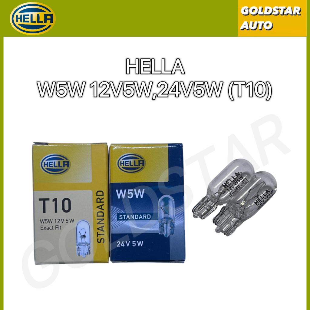 【Hella Original】【Single Bulb】T10 W5W Mini Bulb 12V / 24V 5W | Interior ...