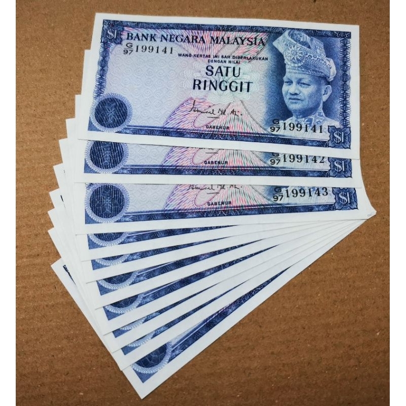 Offer Banknote Malaysia Rm1 Siri 3 Condition UNC Cantik Seperti Di ...