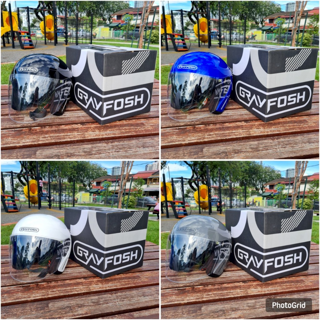 2025 New Helmet Xdot Grayfosh 528 Revs Motorcycle Helmet with Visor ...
