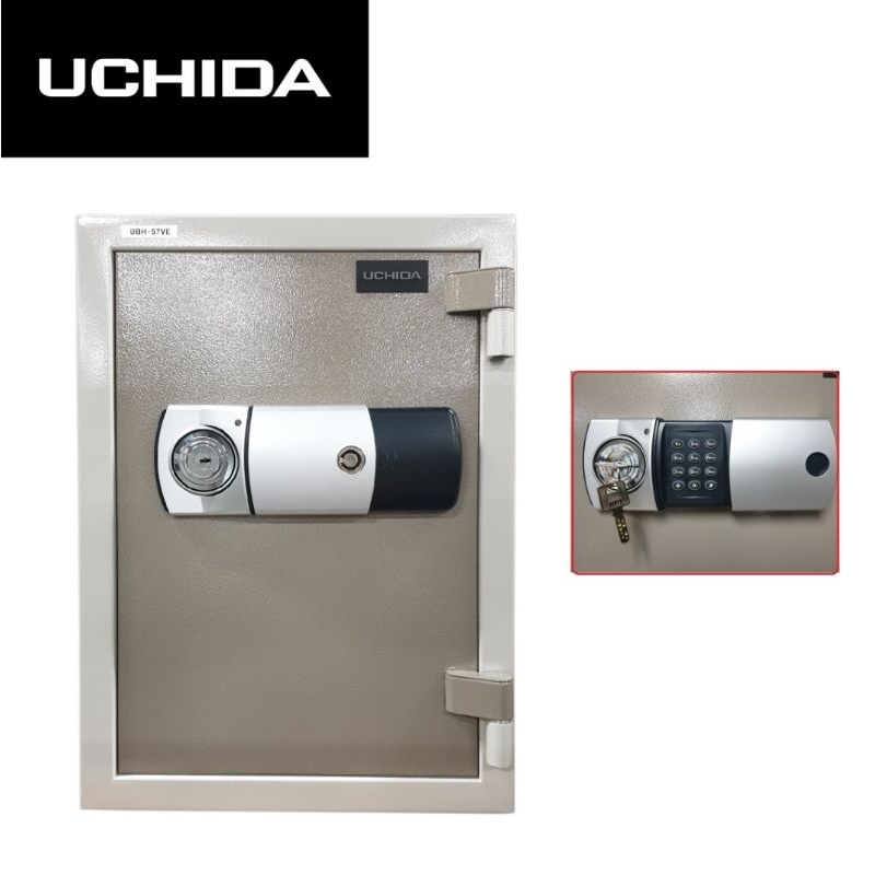 PETI BESI UCHIDA UBH-57VE Fire Resistant Safe Box (Digital Lock)_57kg ...