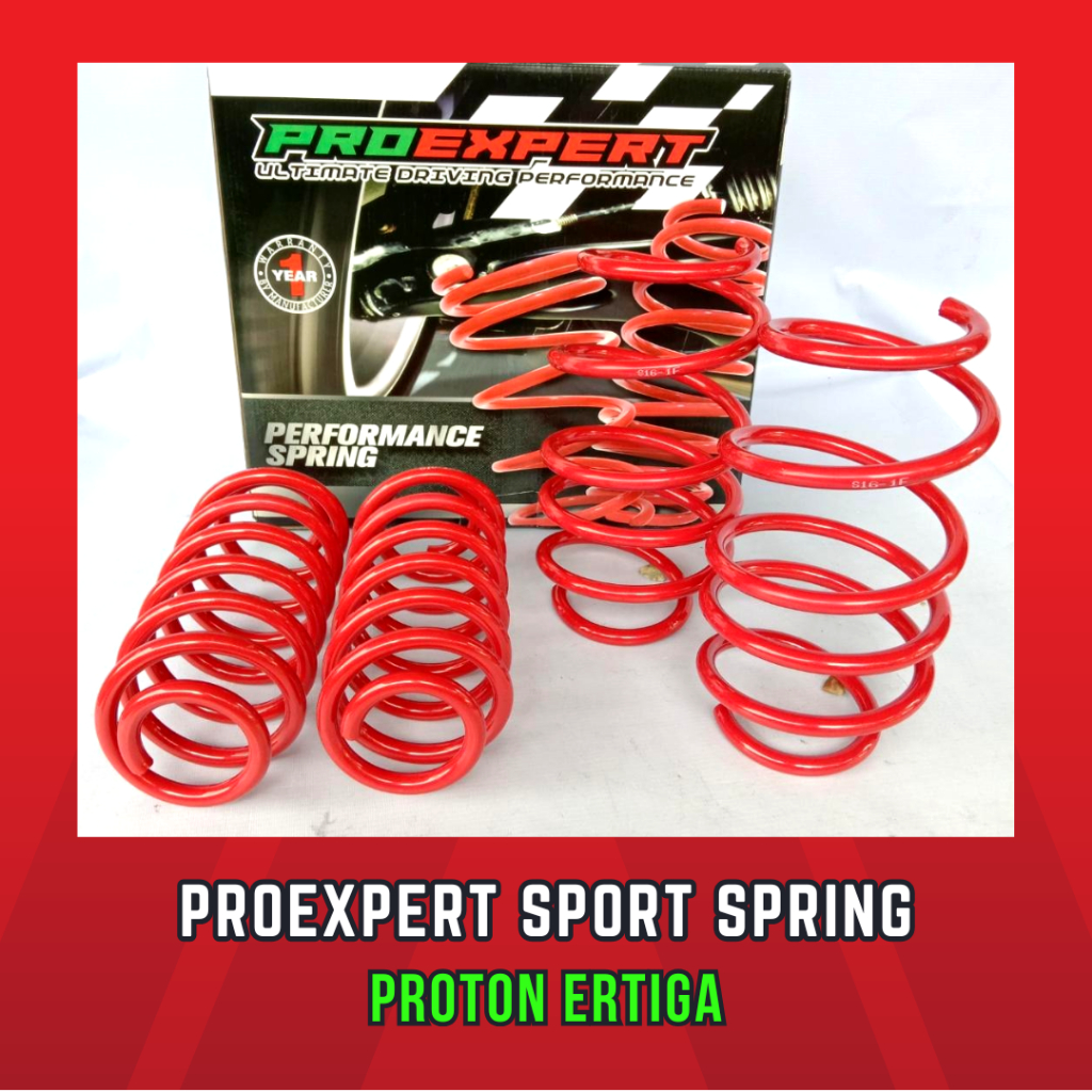 PROTON ERTIGA LOWERED SPORT SPRING PROEXPERT | Shopee Malaysia