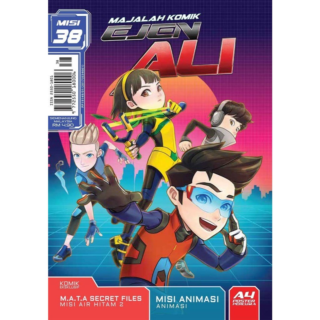 💥PROMOTION💥 Majalah Komik Ejen Ali: Misi 38 (L141,PG) | Shopee Malaysia