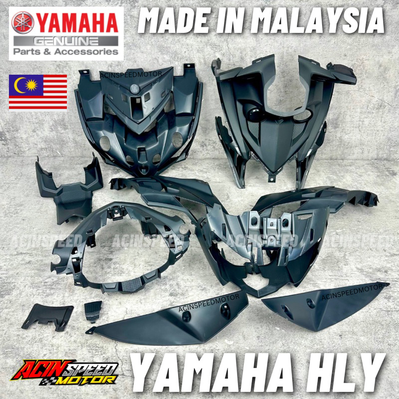 100% ORIGINAL HLY YAMAHA Y15ZR V2 11 Pics Inner Cover Full Set/ Cover Hitam Full Set Y15 Cover ...