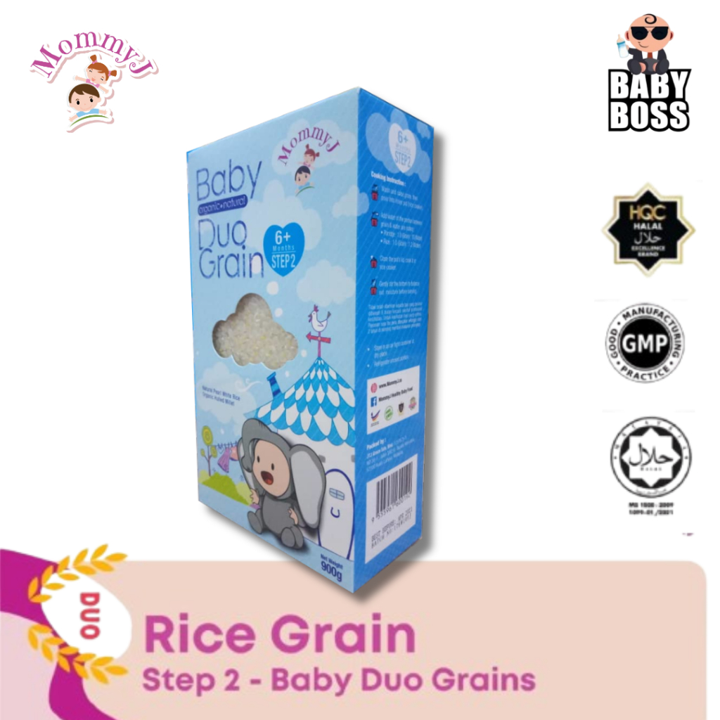 MommyJ STEP 2 - Baby Organic Natural DUO-Grain (6m+) | Shopee Malaysia