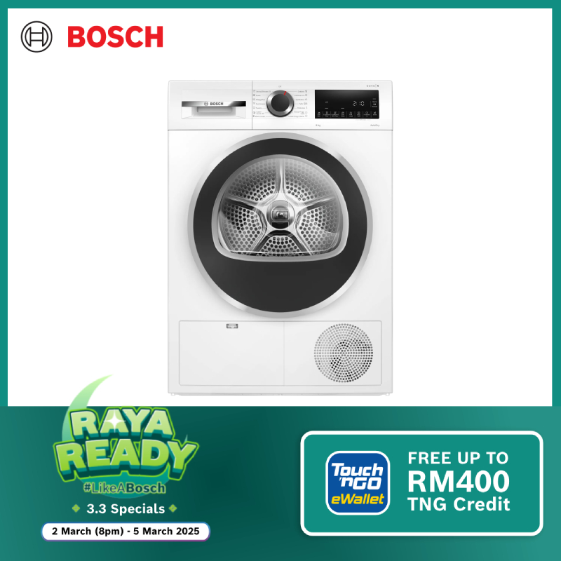 Bosch Series 6 Condenser Dryer (8kg) WPG23100SG | Shopee Malaysia