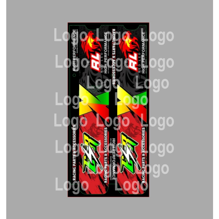 Sticker pelekat Design ESR RedLeo ikut Nanos NX(V3)/Nano Neo (lama)/NC ...
