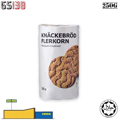 IKEA KNACKEBROD FLERKORN Multigrain Crispbread 250g (𝙊𝙧𝙞𝙜𝙞𝙣𝙖𝙡) HALAL ...
