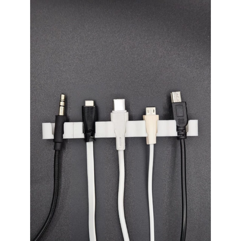 CABLE ORGANIZER | 3D PRINTED | UNIVERSAL CABLE USB ORIGANIZER CLIP ...