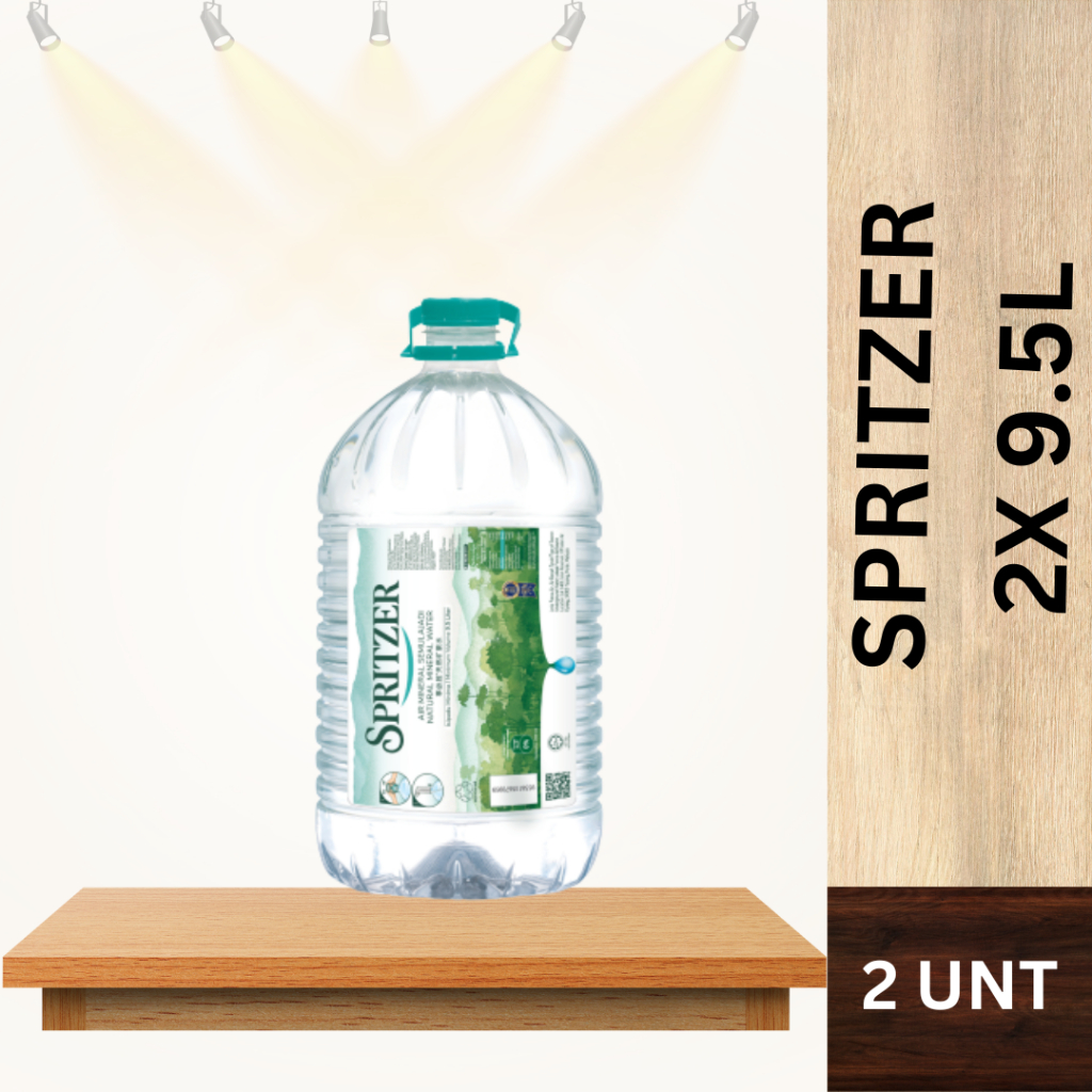 SPRITZER Mineral Water 9.5L (2 Bottles) | Bulk Size for Home & Office ...