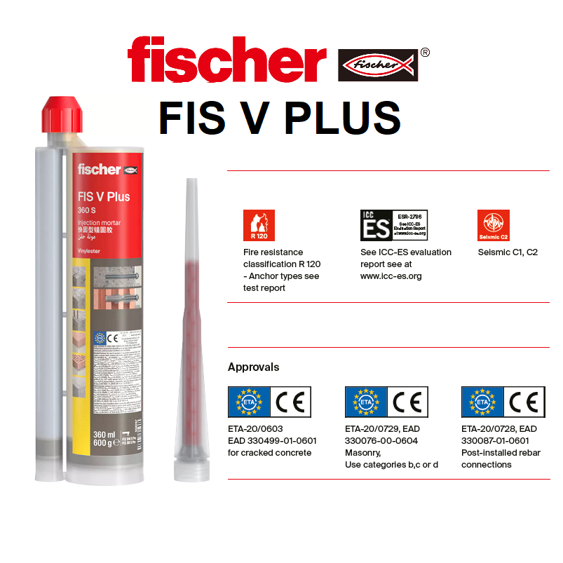 FISCHER FIS V 360 S Epoxy Injection Mortar (Fast Cure) | Shopee Malaysia