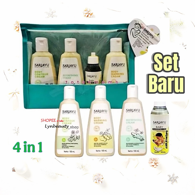 SARIAYU SET HABIS BERSALIN PACK 4IN1 ( TAPEL, PILIS, PARAM & MYK TELON ...