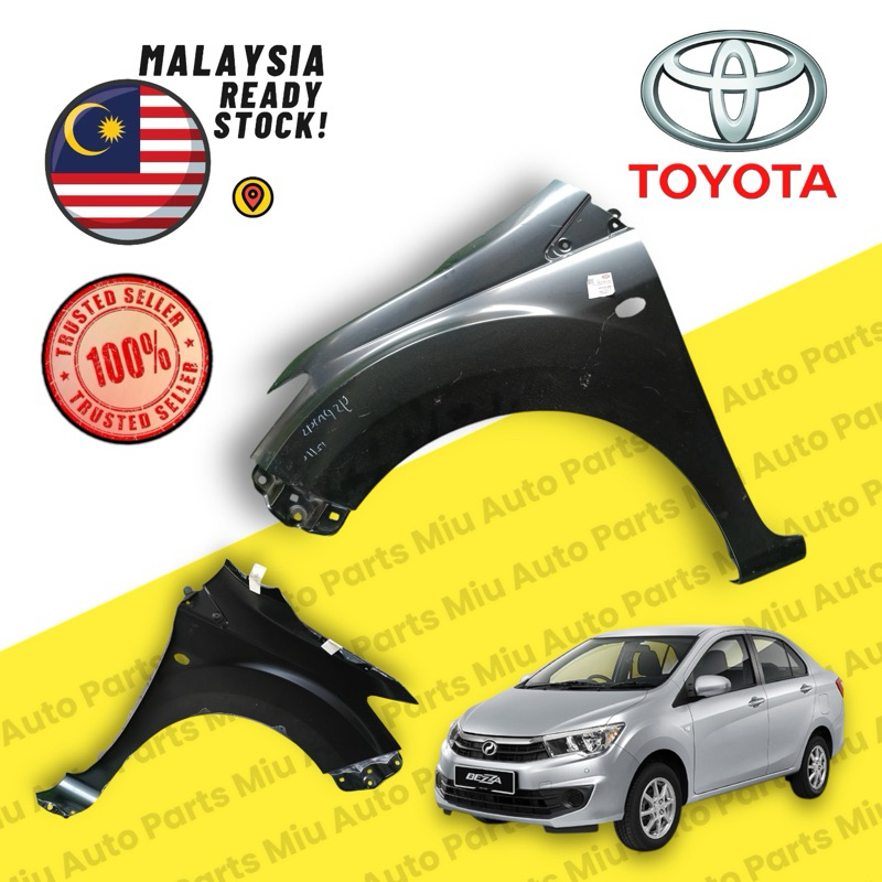 PERODUA BEZZA 2016 FRONT FENDER WITH HOLE | Shopee Malaysia