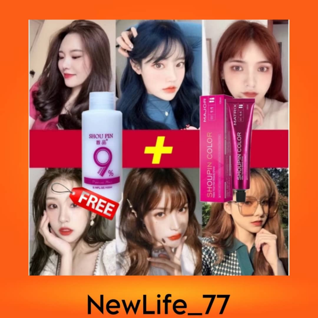 (1SET Shoupin + Developer) Major SHOUPIN Colour / Hair Colouring ...