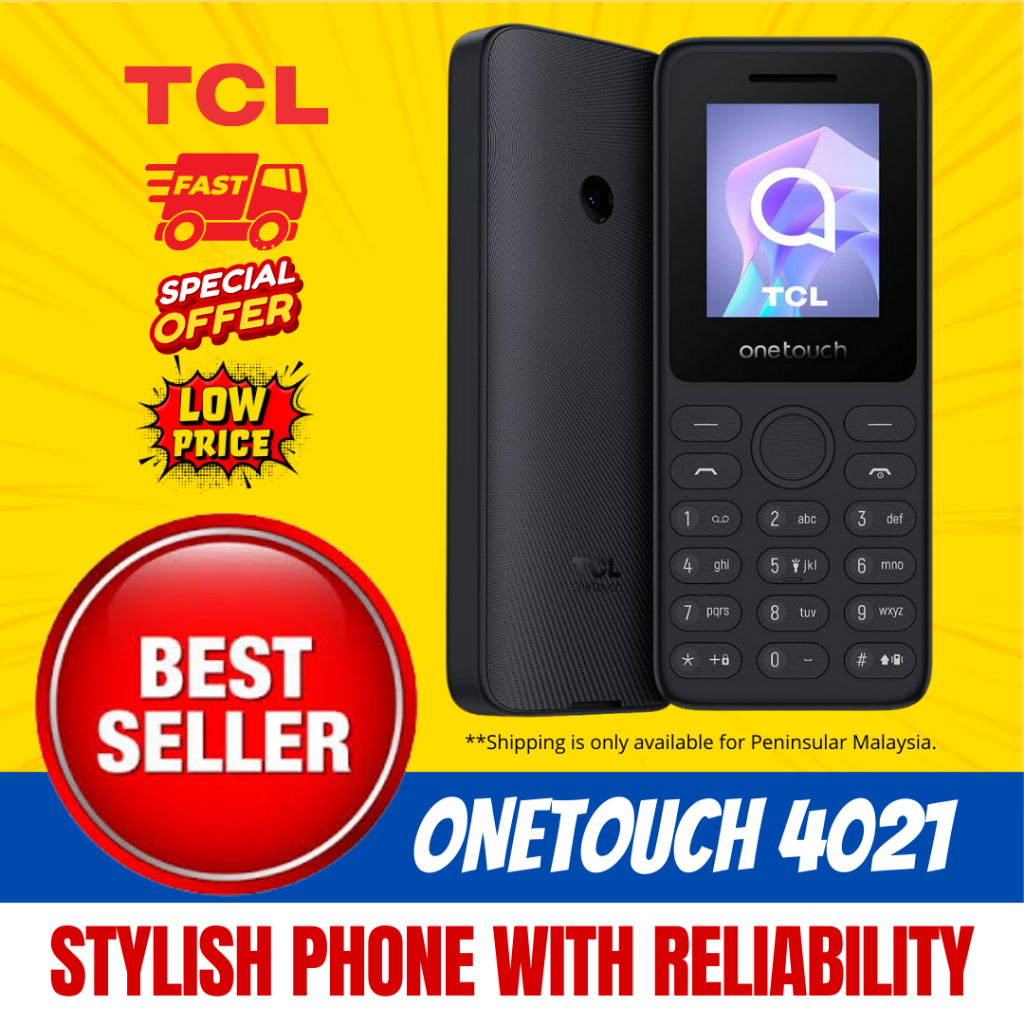 TCL OneTouch 4021 | 2G Original Feature Phone | 1 Year Warranty ...