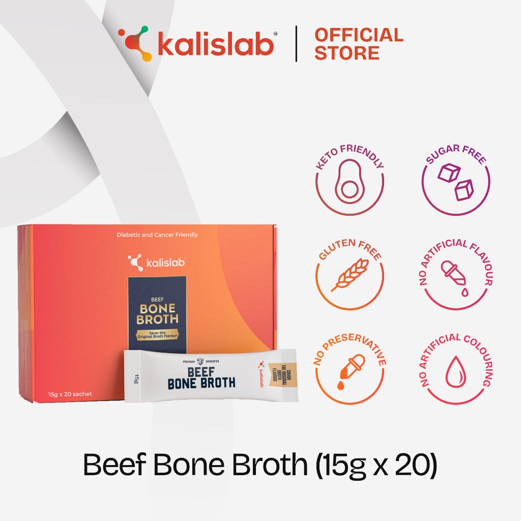 Kalislab Beef Bone Broth - 15g/sachet (5 & 20 sachet) | Shopee Malaysia