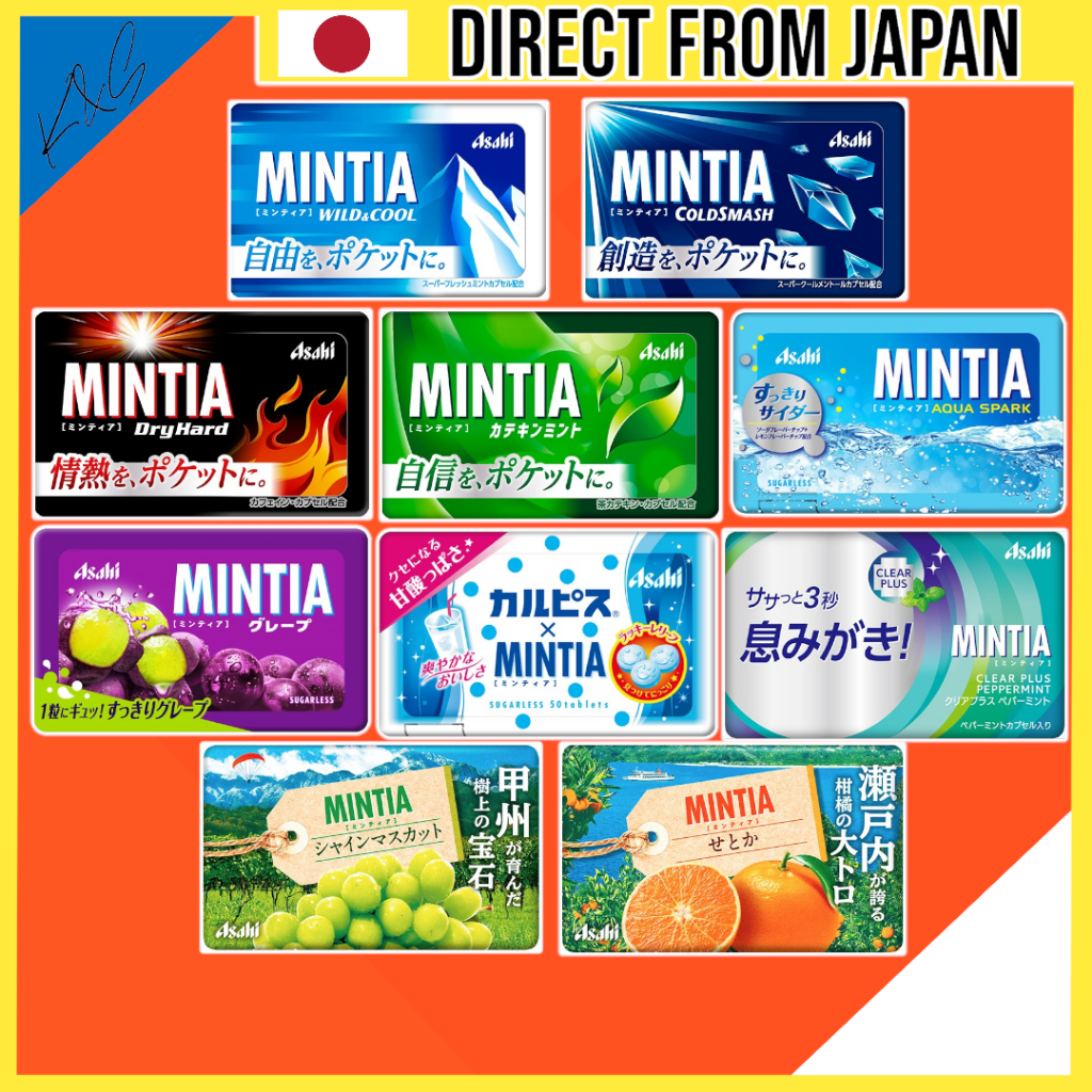 Asahi Group Foods Mintia series 50 tablets Various flavor【Direct from Japan】 | Shopee Malaysia