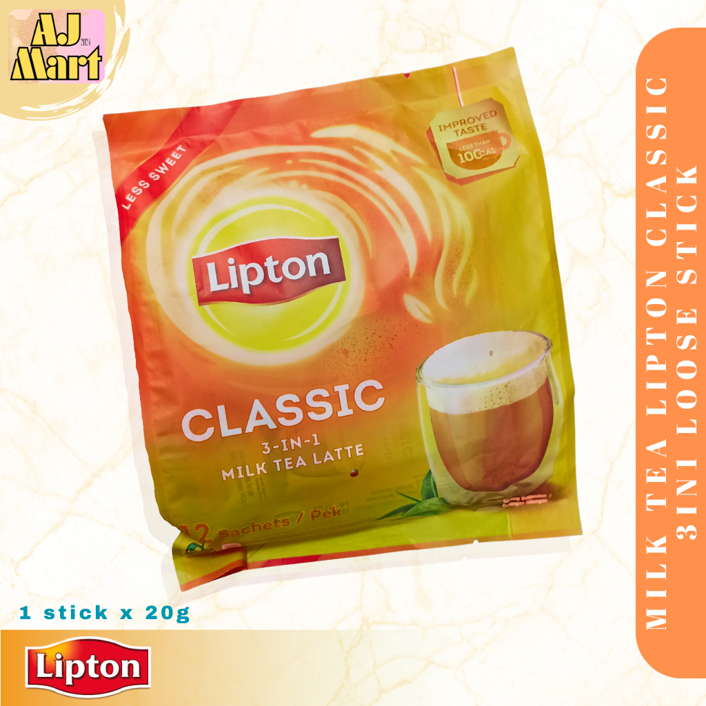 3in1 LIPTON CLASSIC Latte Milk Tea 20g (Loose Pack) | Shopee Malaysia