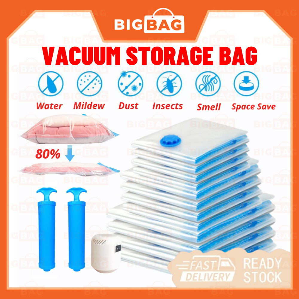 Vacuum Bag Clothes Organization Vacuum Storage Bag Resealable ...