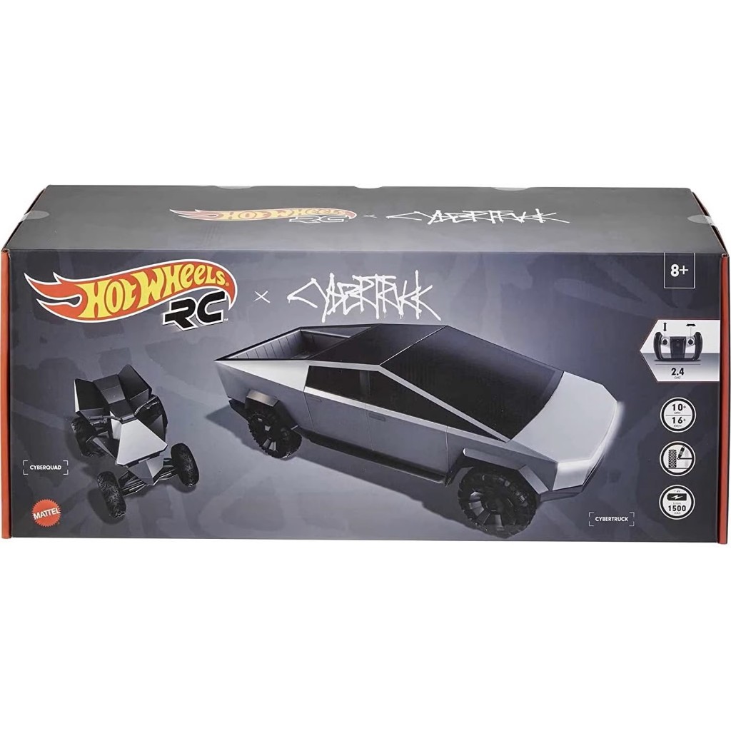 [Pre Order] Hot Wheels Tesla Cybertruck RC Car 1:10 Scale Radio Remote ...