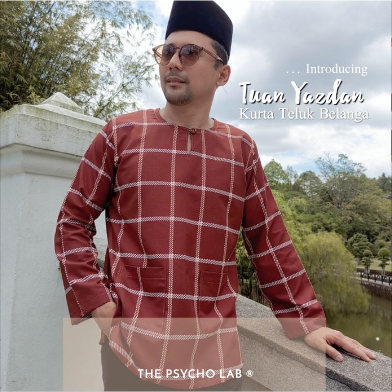 TUAN YAZDAN by THE PSYCHO LAB Kurta Teluk Belanga Limited Edition Baju Melayu Baju Raya Baju ...