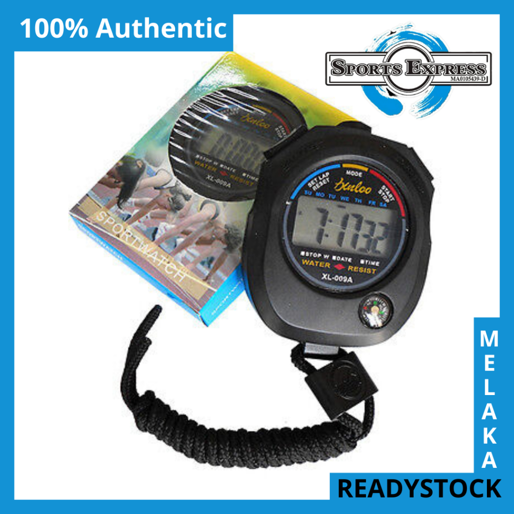 Rechargeable Battery XL-009A Waterproof Digital LCD Stopwatch ...