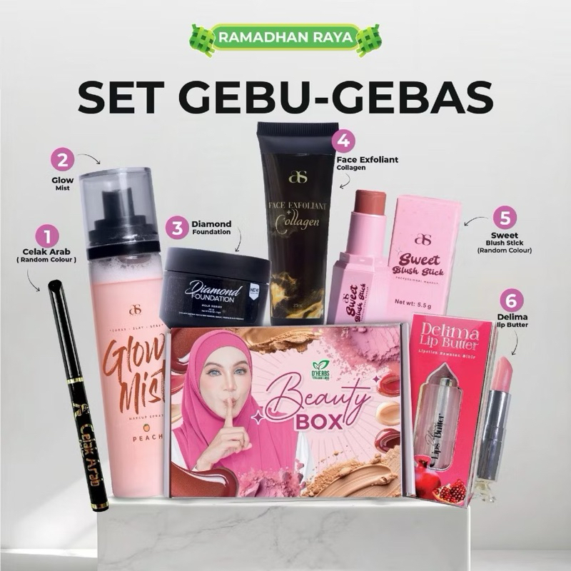 DHERBS Set Gebu Gebas 6IN1 #murah | Shopee Malaysia