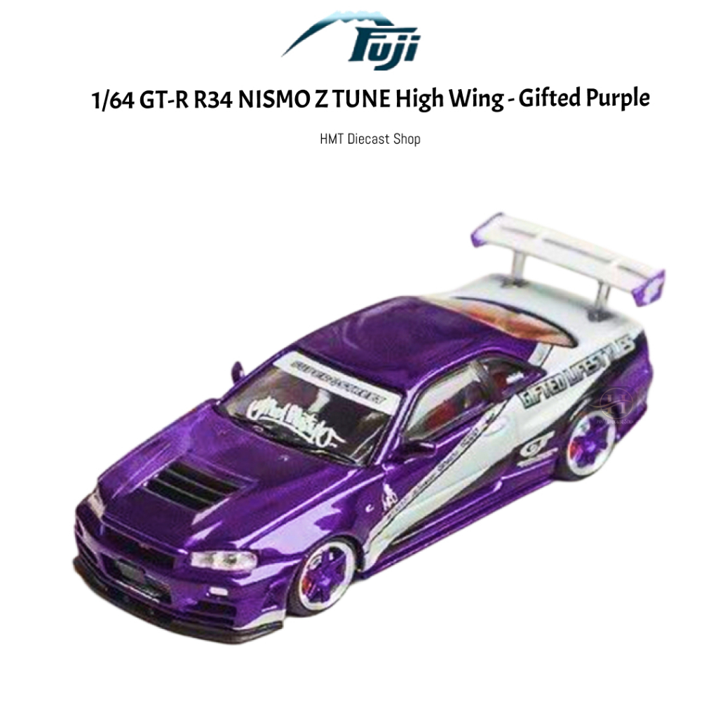 FUJI 1/64 Nissan Skyline GT-R R34 NISMO Z TUNE High Wing - Gifted Purple (READY STOCK) | Shopee ...