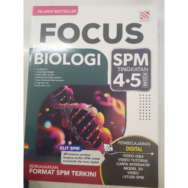 FOCUS BIOLOGI SPM TINGKATAN 4.5 | Shopee Malaysia
