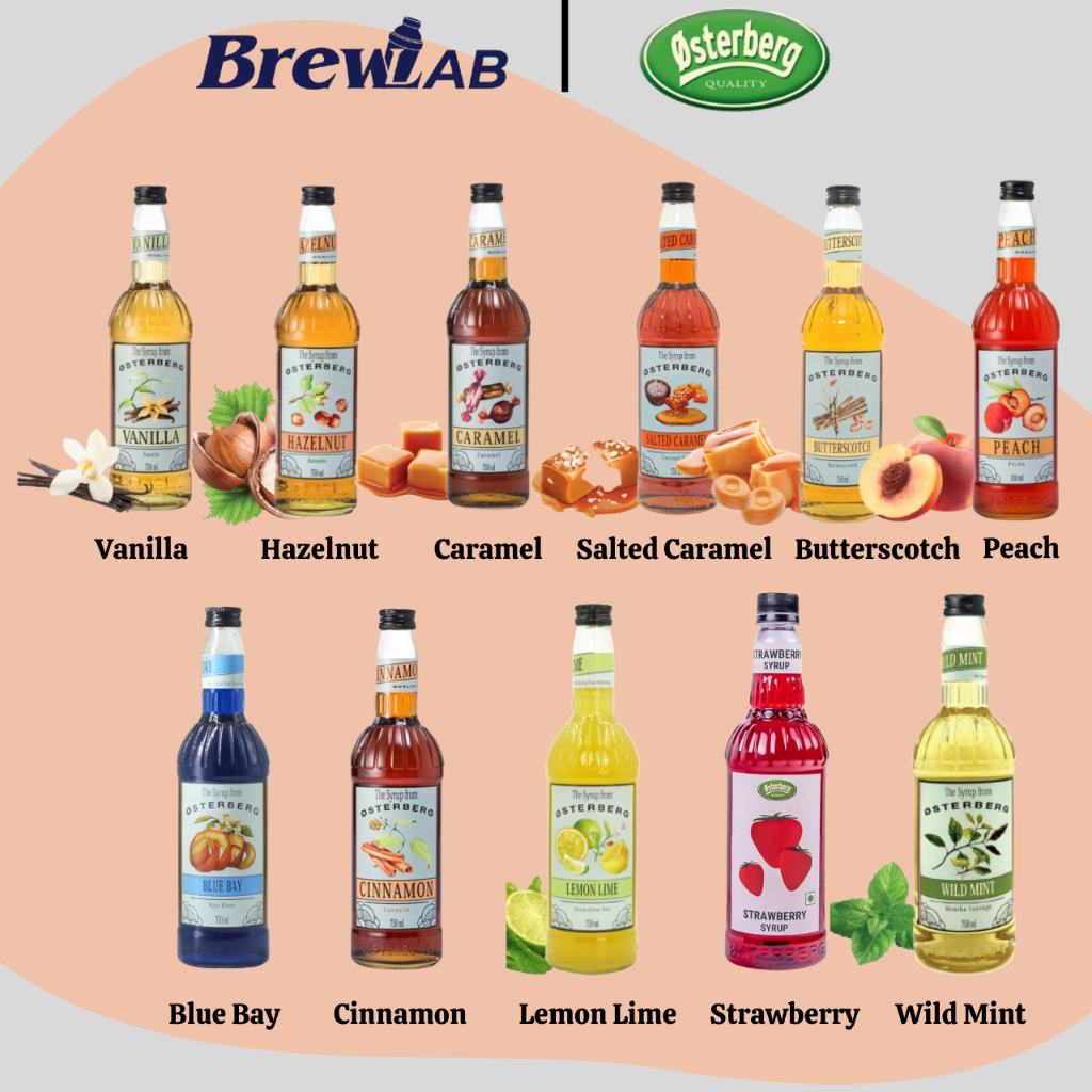 (Ready Stock)OSTERBERG SYRUP - 750ml ASSORTED FLAVOR PREMIUM | Shopee ...