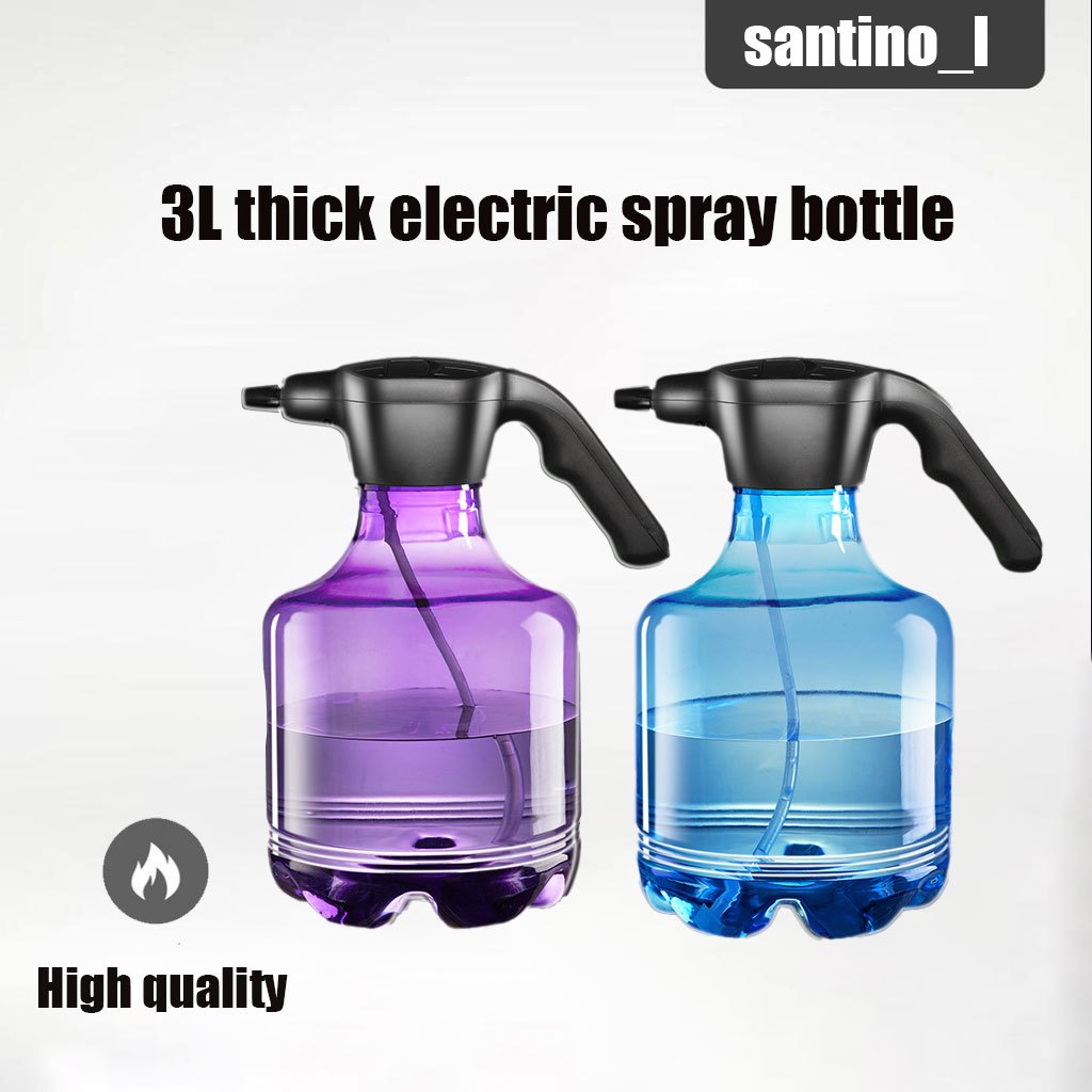 3L Electric Garden Mist Sprayer High Pressure Spray Bottle Adjustable ...