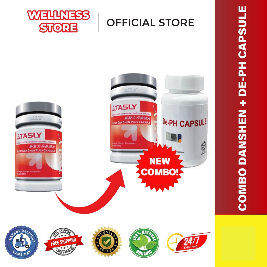 Tasly Danshen + DE Ph Capsule for stroke/migrain/headache | Shopee Malaysia