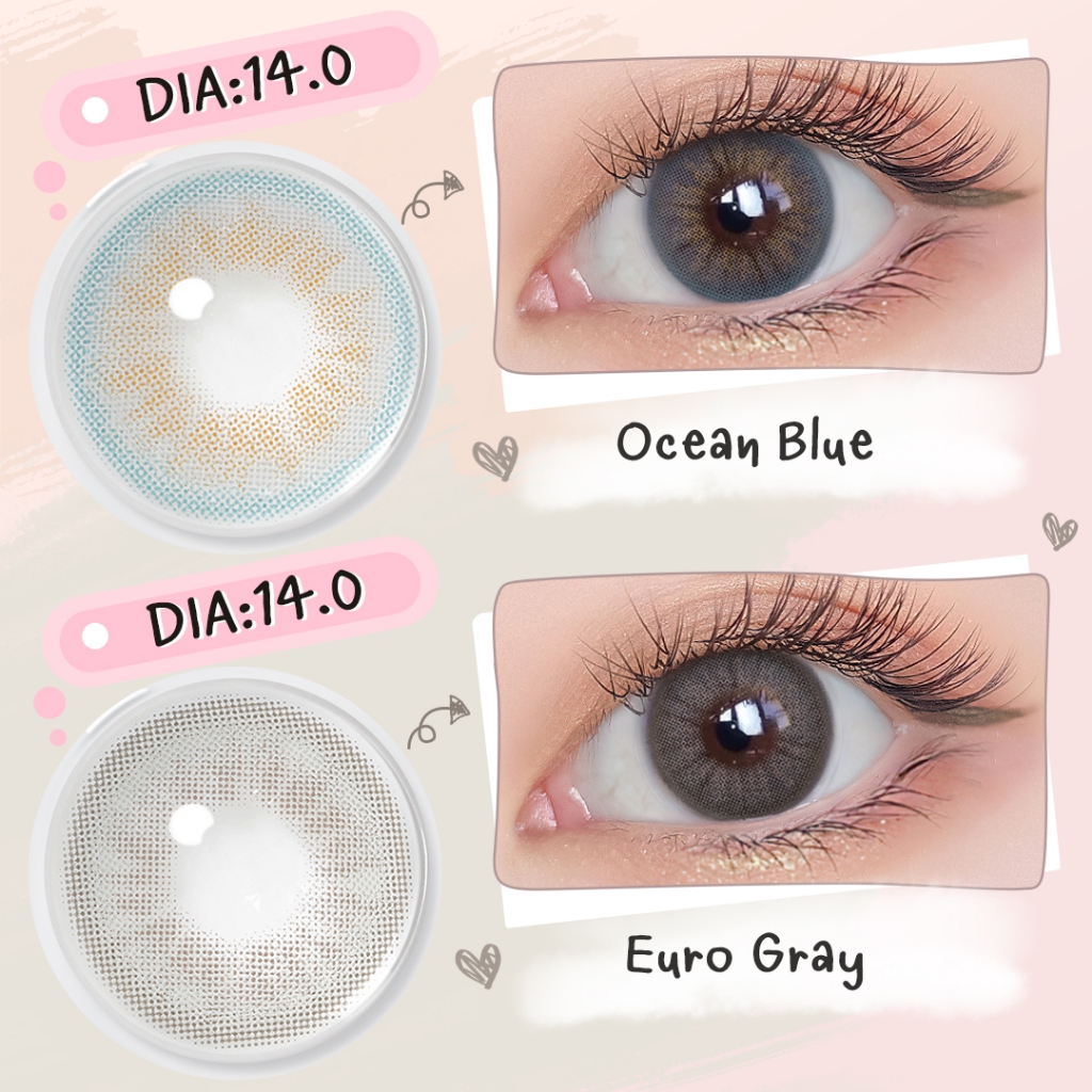 Magister Contact Lens Gray Blue Green 14mm Natural Desire II Contact ...