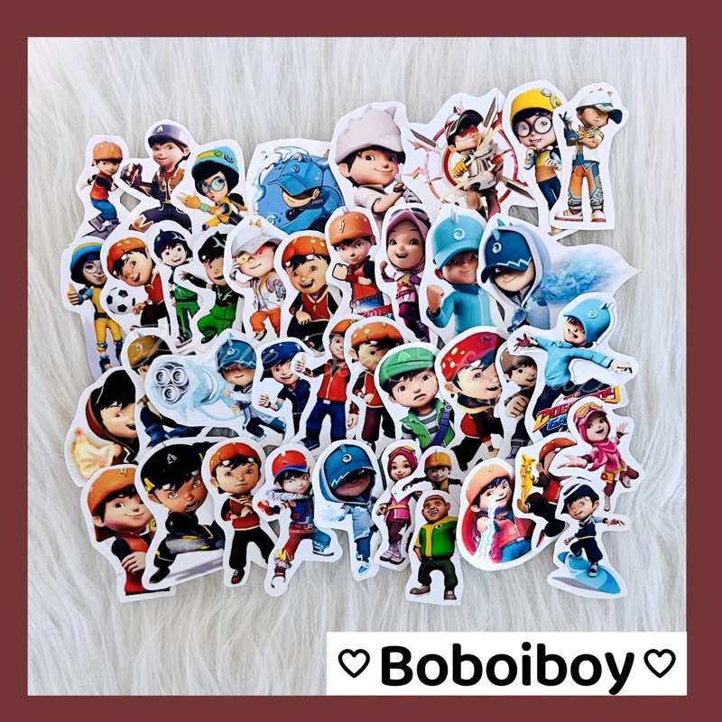 Boboiboy waterproof stickers for kids journaling waterbottle pencil ...