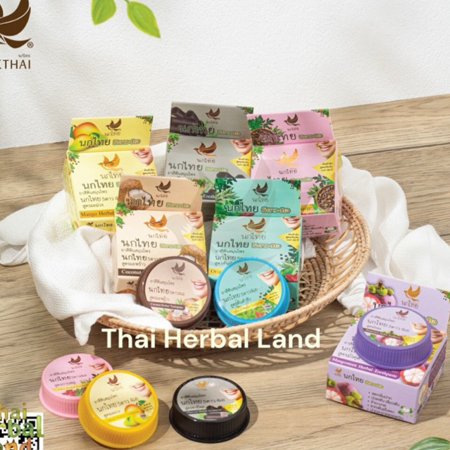 Nok Thai Concentrated Fruits Herbal Toothpaste Cartridge Type, Various ...