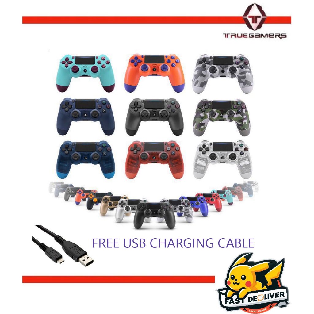 Ready Stock -Ps4 V2 DS4 Vibration Bluetooth Wireless Controller+Free ...