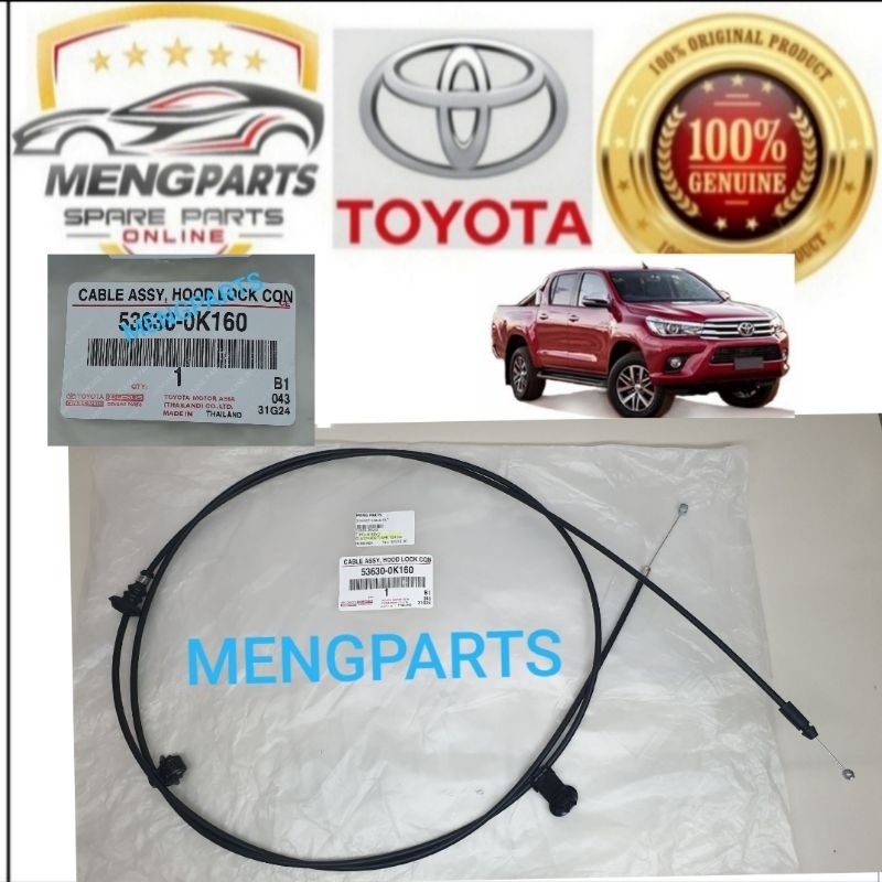 ORIGINAL TOYOTA HILUX REVO ROCCO FORTUNER TGN156 2016Y-2025Y ONLY FRONT ...